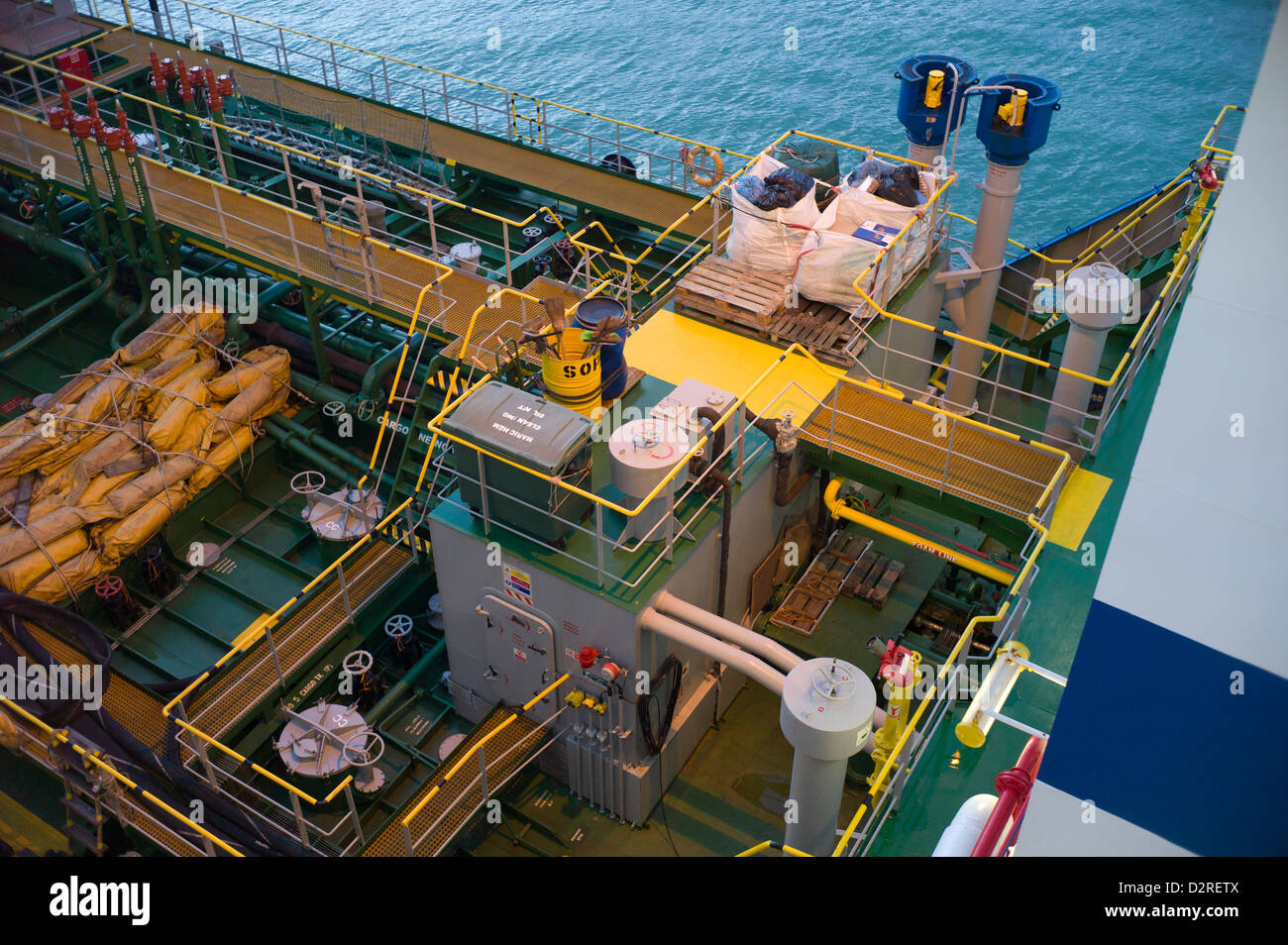 Oil tanker deck view hi-res stock photography and images - Alamy