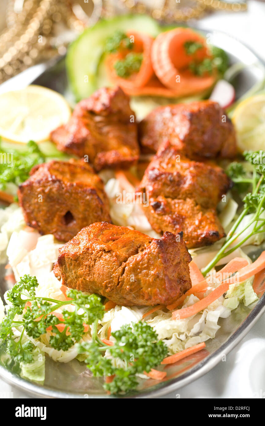 Indian food, Boti Kebab Stock Photo - Alamy