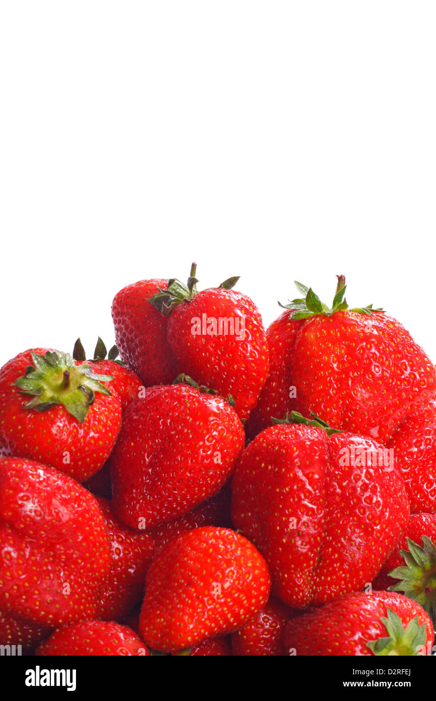 Macro image of fresh strawberry hi-res stock photography and images - Alamy