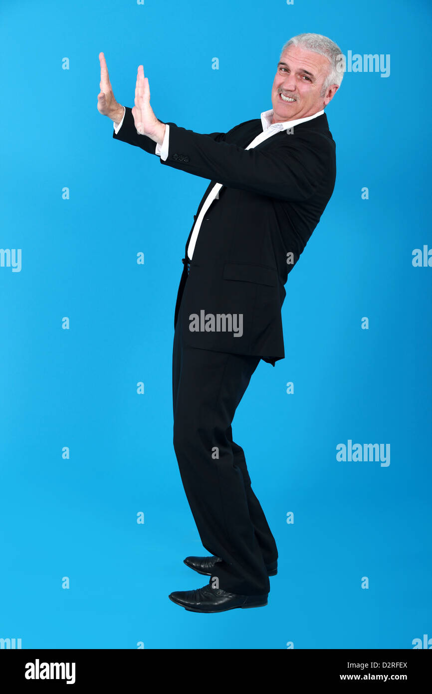 Man struggle push force hi-res stock photography and images - Alamy