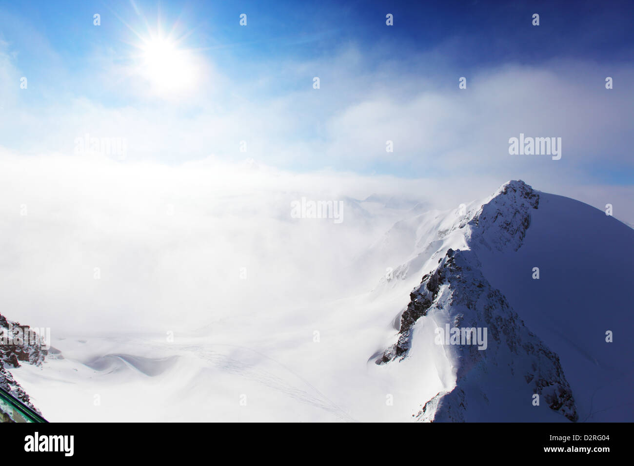 top of alps in sky Stock Photo - Alamy