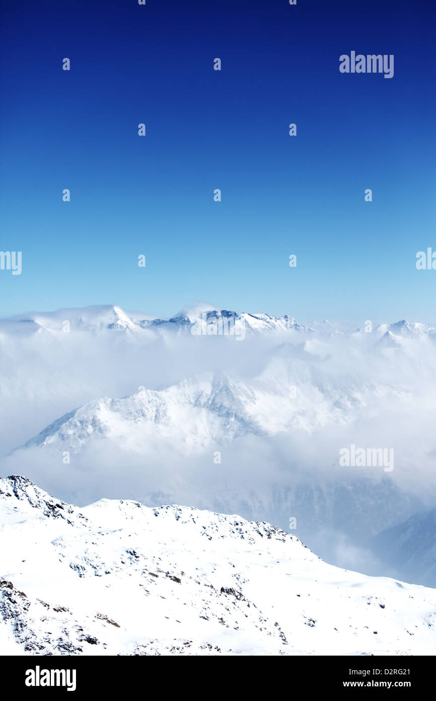 top of alps in sky Stock Photo - Alamy