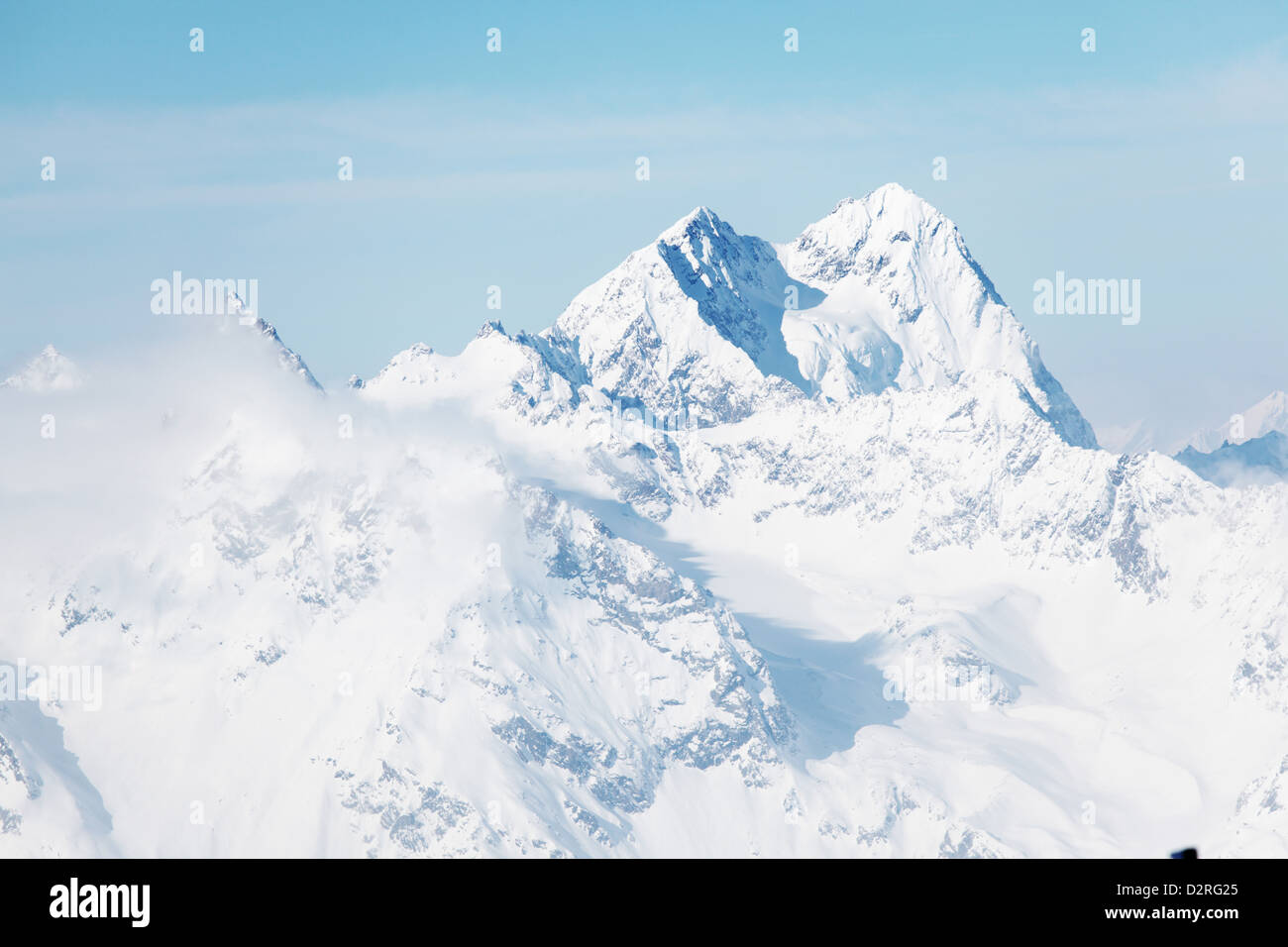 top of alps in sky Stock Photo - Alamy