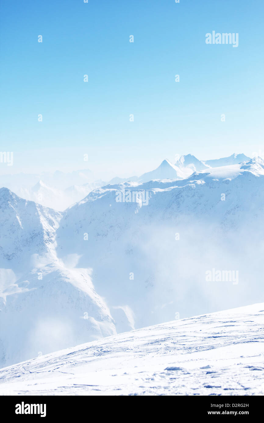 top of alps in sky Stock Photo - Alamy