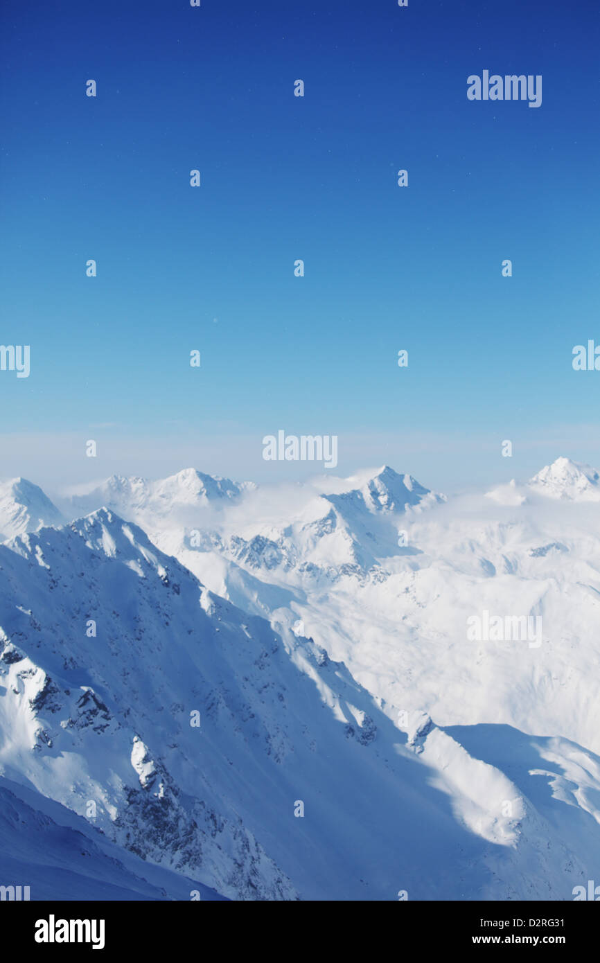 top of alps in sky Stock Photo - Alamy