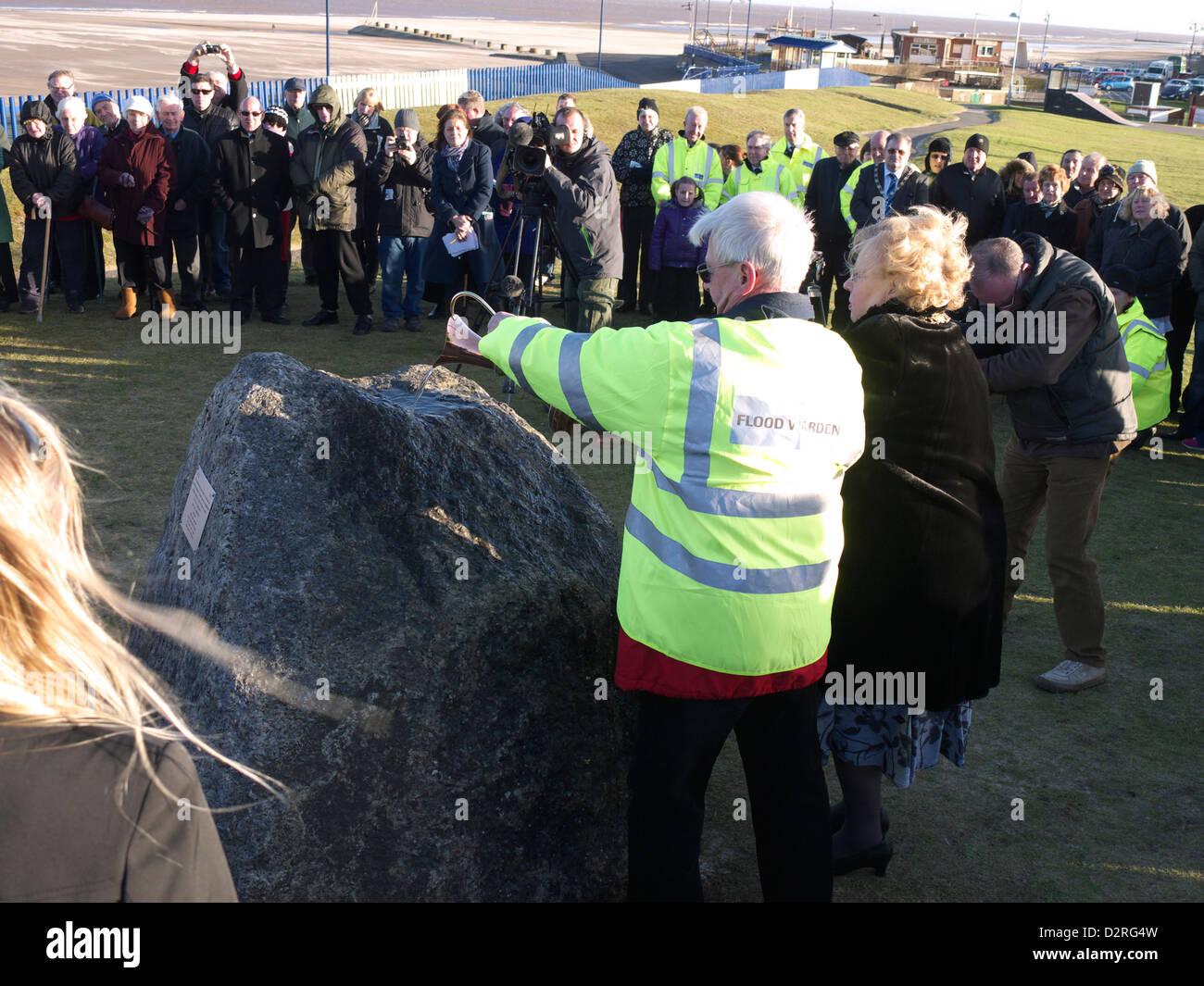 sea water contained in the communion ewer from St. Mary's church ...