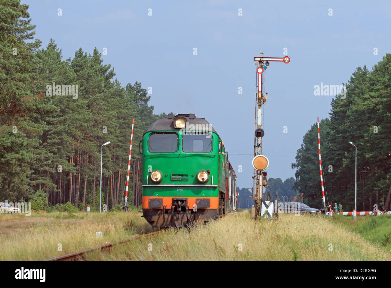 Old railway signal system hi-res stock photography and images - Alamy