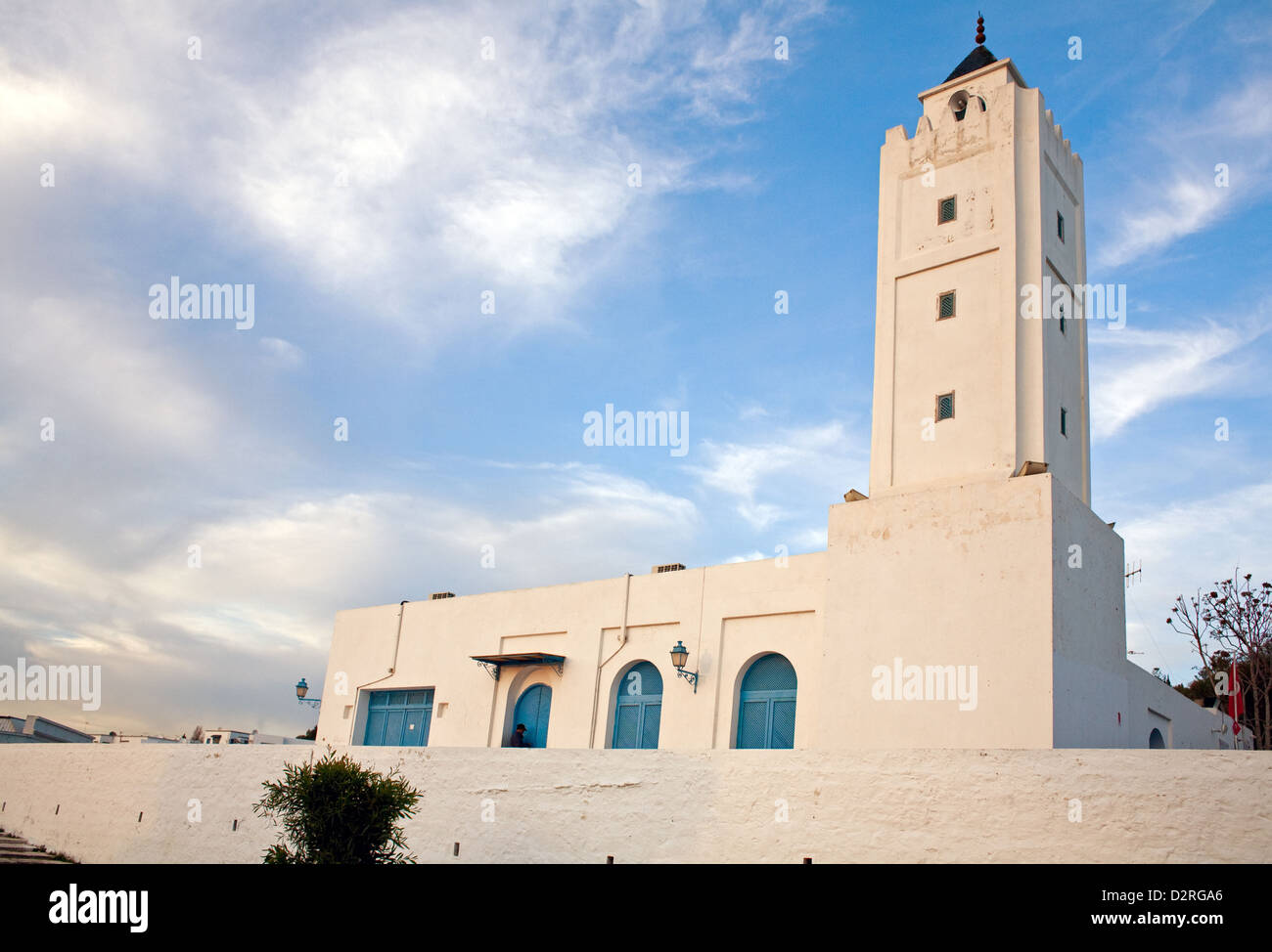 Sidi Bou Said, Tunisia, mosque in Sidi Bou Said Stock Photo - Alamy