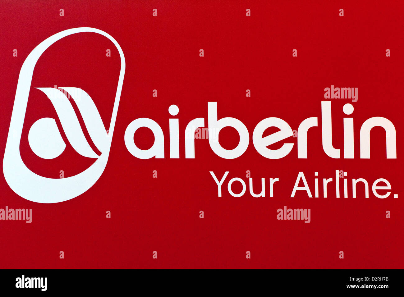 Berlin, Germany, lettering and logo of Air Berlin Stock Photo - Alamy