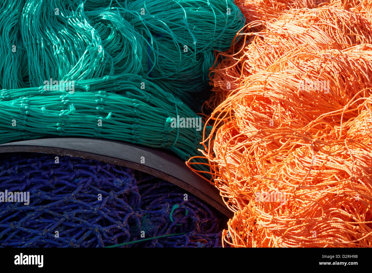 Commercial fishing nets Stock Photo - Alamy