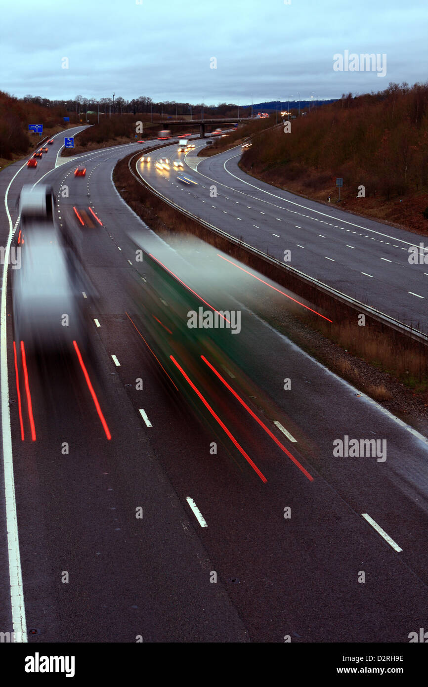 Many slow down road signs hi-res stock photography and images - Alamy