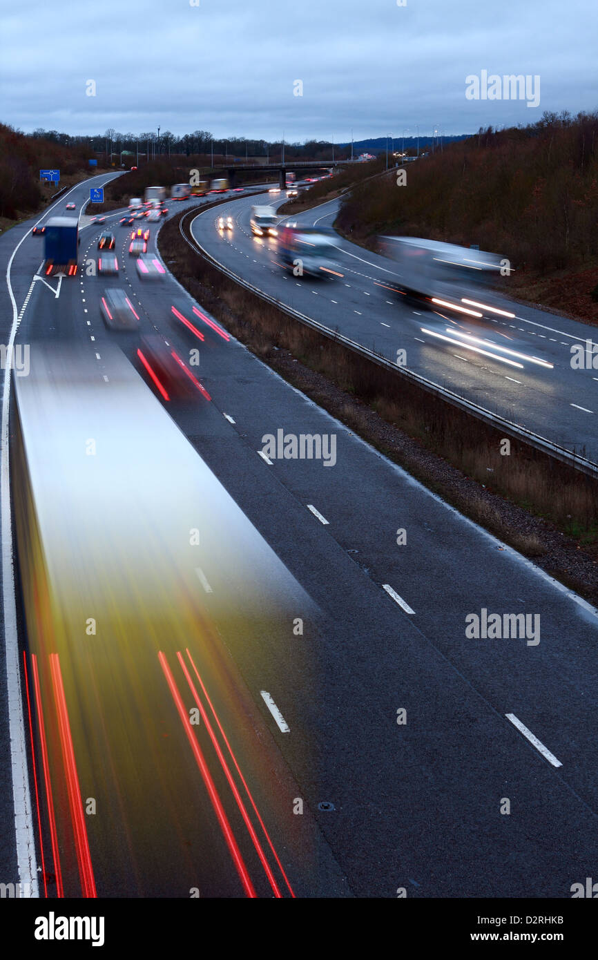 Many slow down road signs hi-res stock photography and images - Alamy
