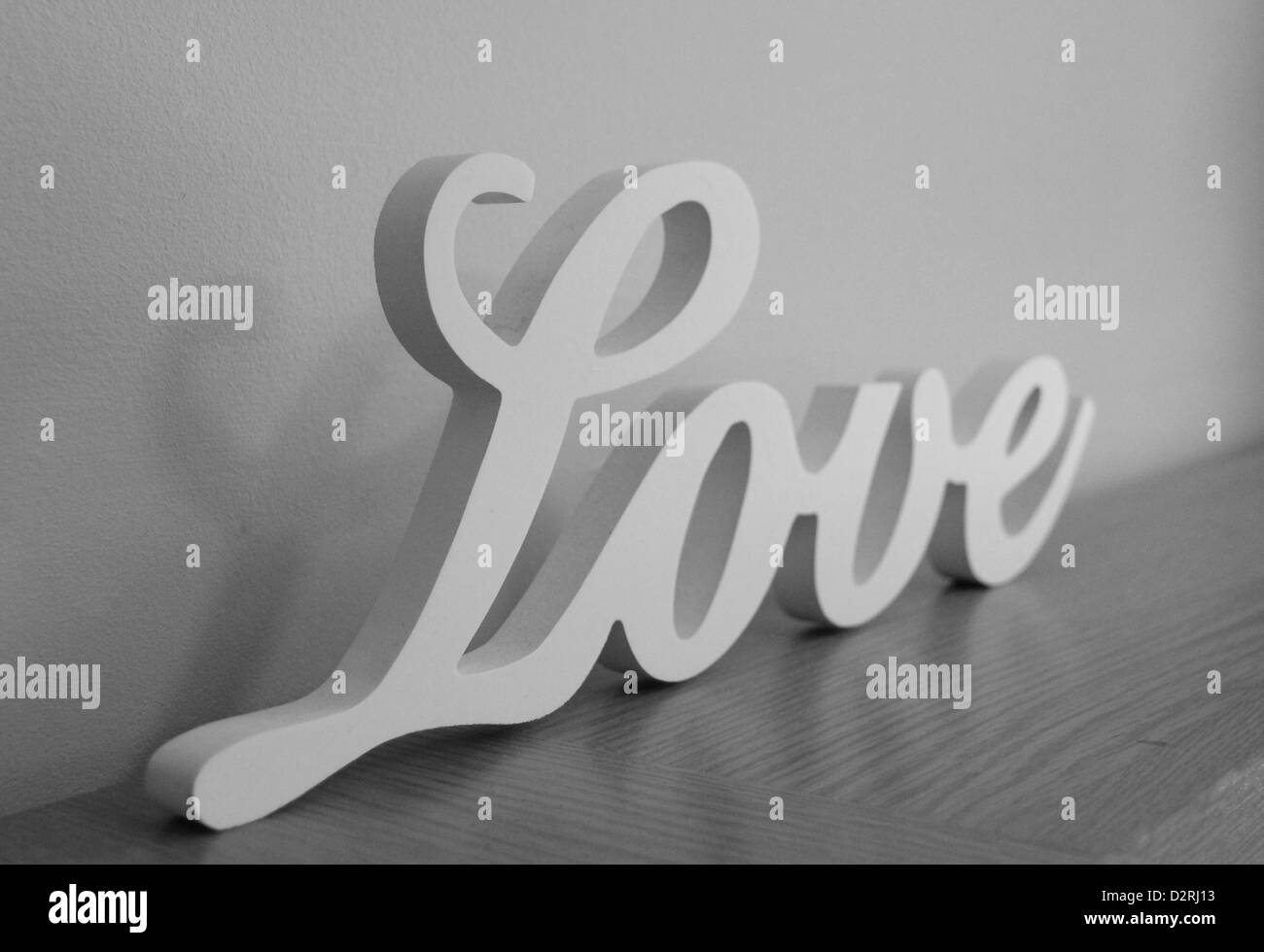 Love written with letters hi-res stock photography and images - Alamy