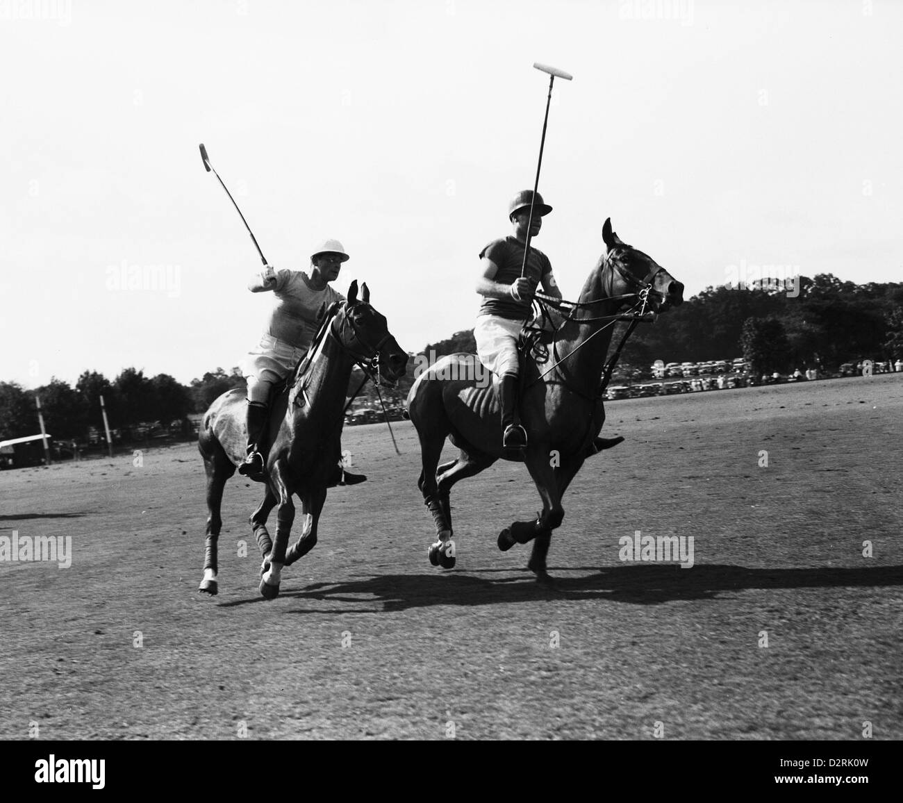 John Hay "Jock" Whitney and Elbridge T. Gerry face off at the Meadow ...