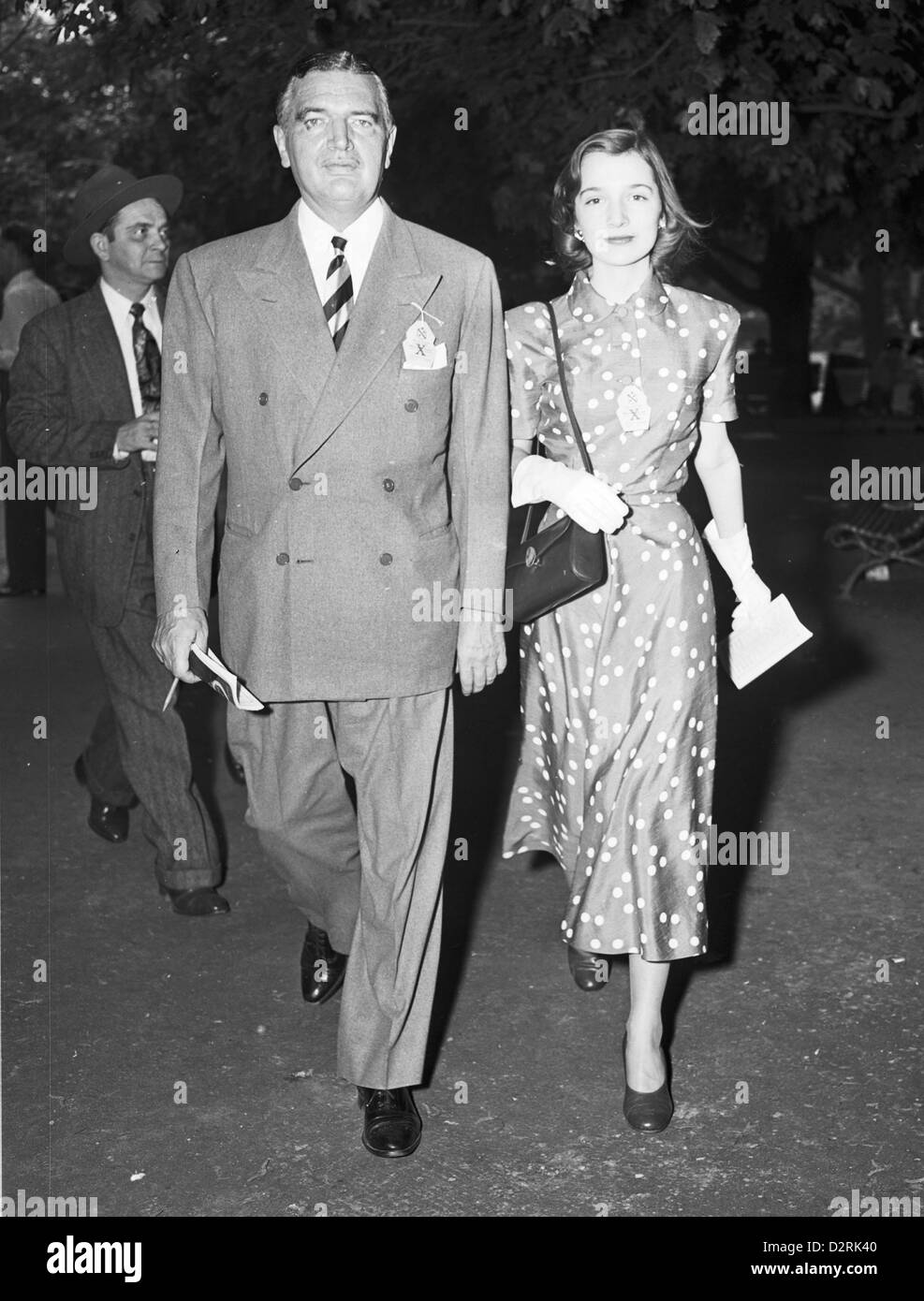John V. Bouvier III and daughter C. Lee Bouvier (later Mrs Stanislaus ...