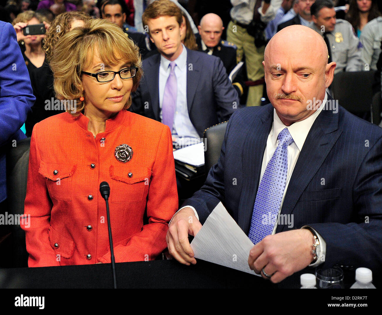 From left to right: Captain Mark Kelly, United States Navy (Retired ...