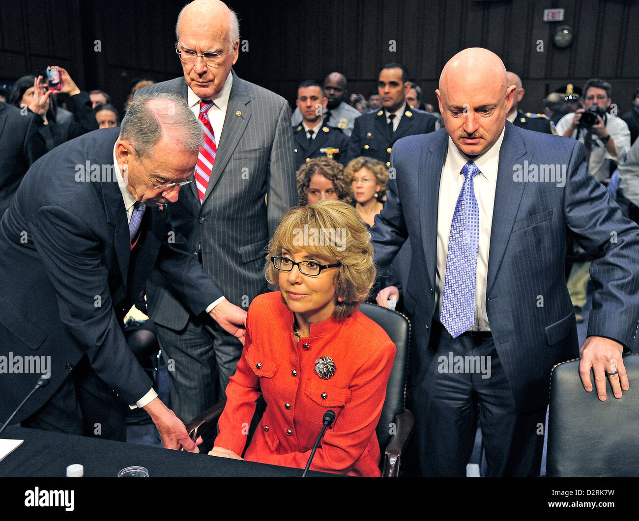 From left to right: Captain Mark Kelly, United States Navy (Retired ...
