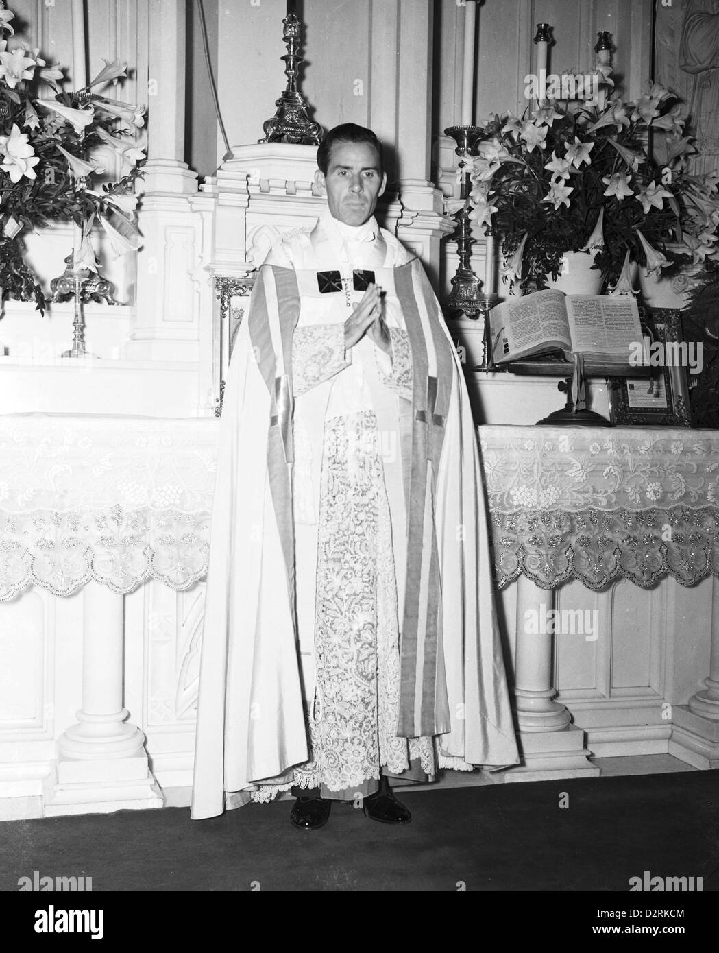 Fulton sheen Black and White Stock Photos & Images - Alamy