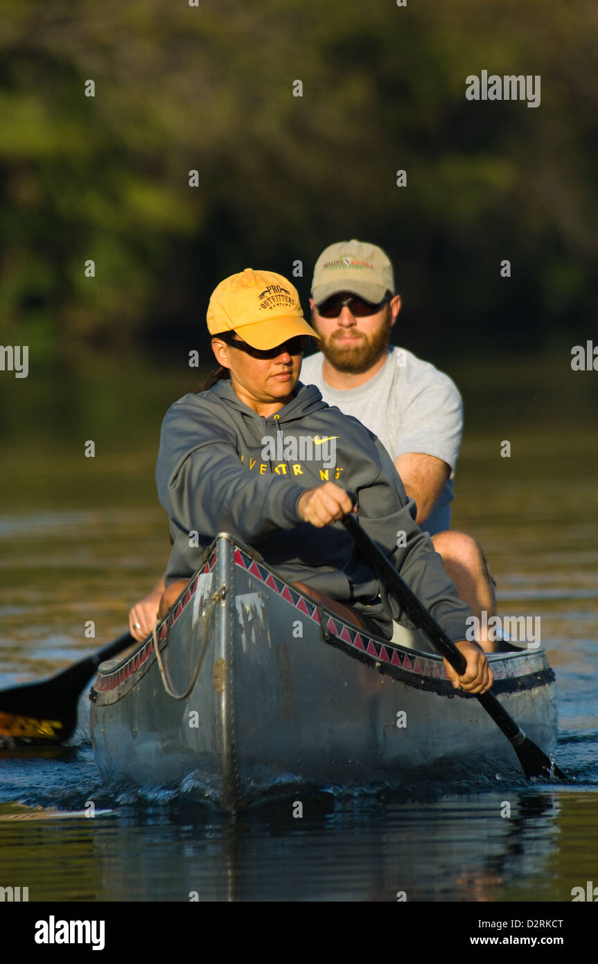 Lady bird lake canoe hi-res stock photography and images - Alamy
