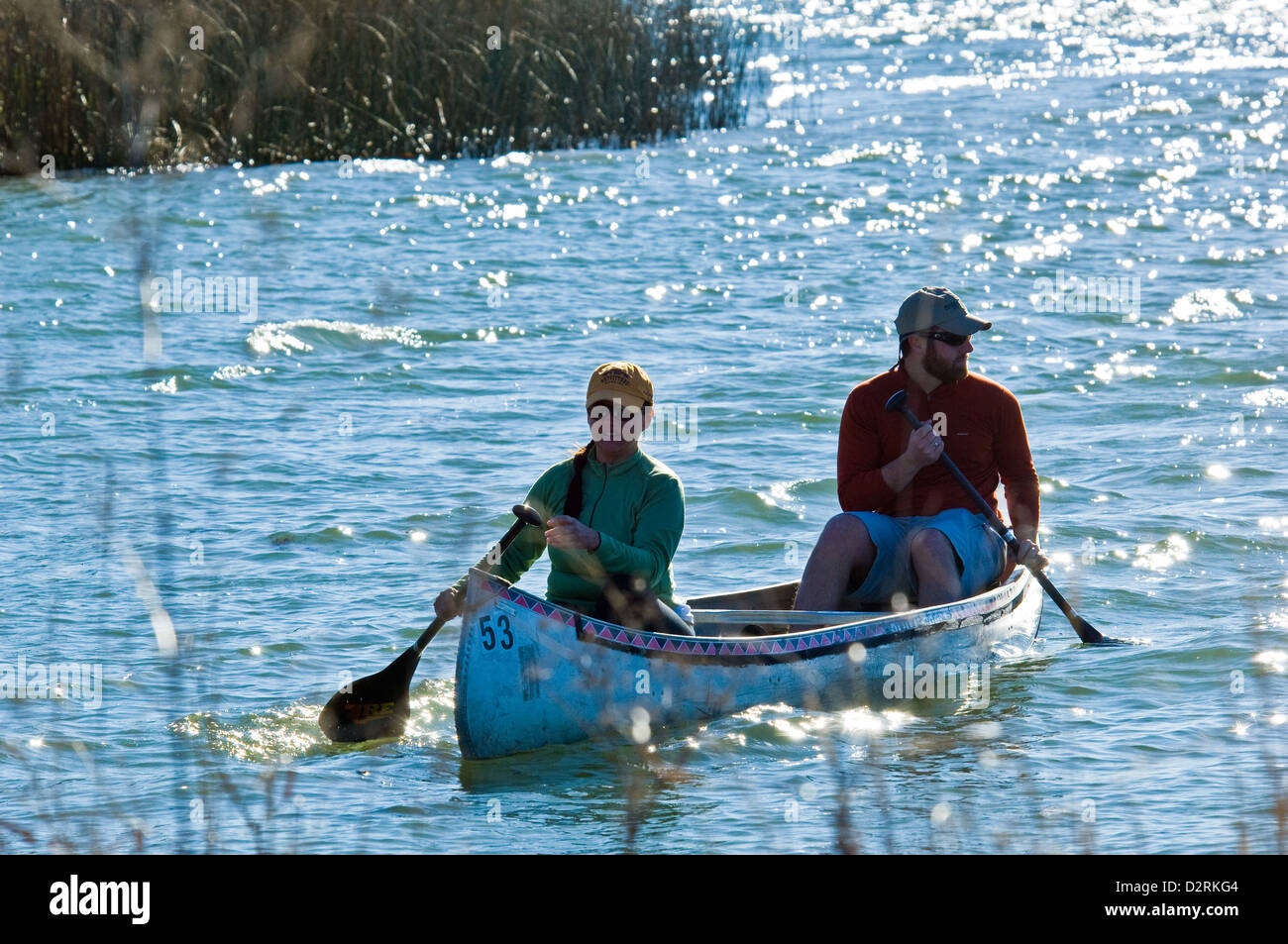 Lady bird lake canoe hi-res stock photography and images - Alamy