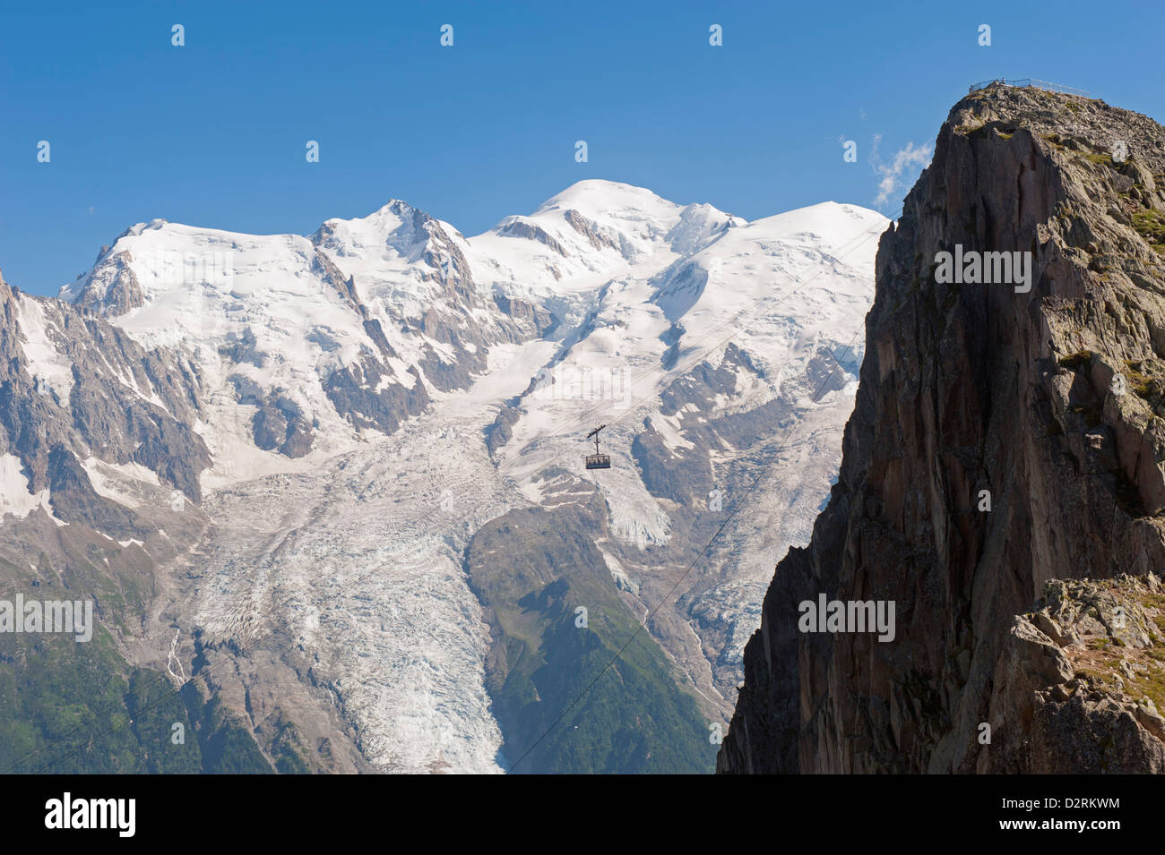Mont Blanc and Chamonix Valley, Rhone Alps, France Stock Photo - Alamy