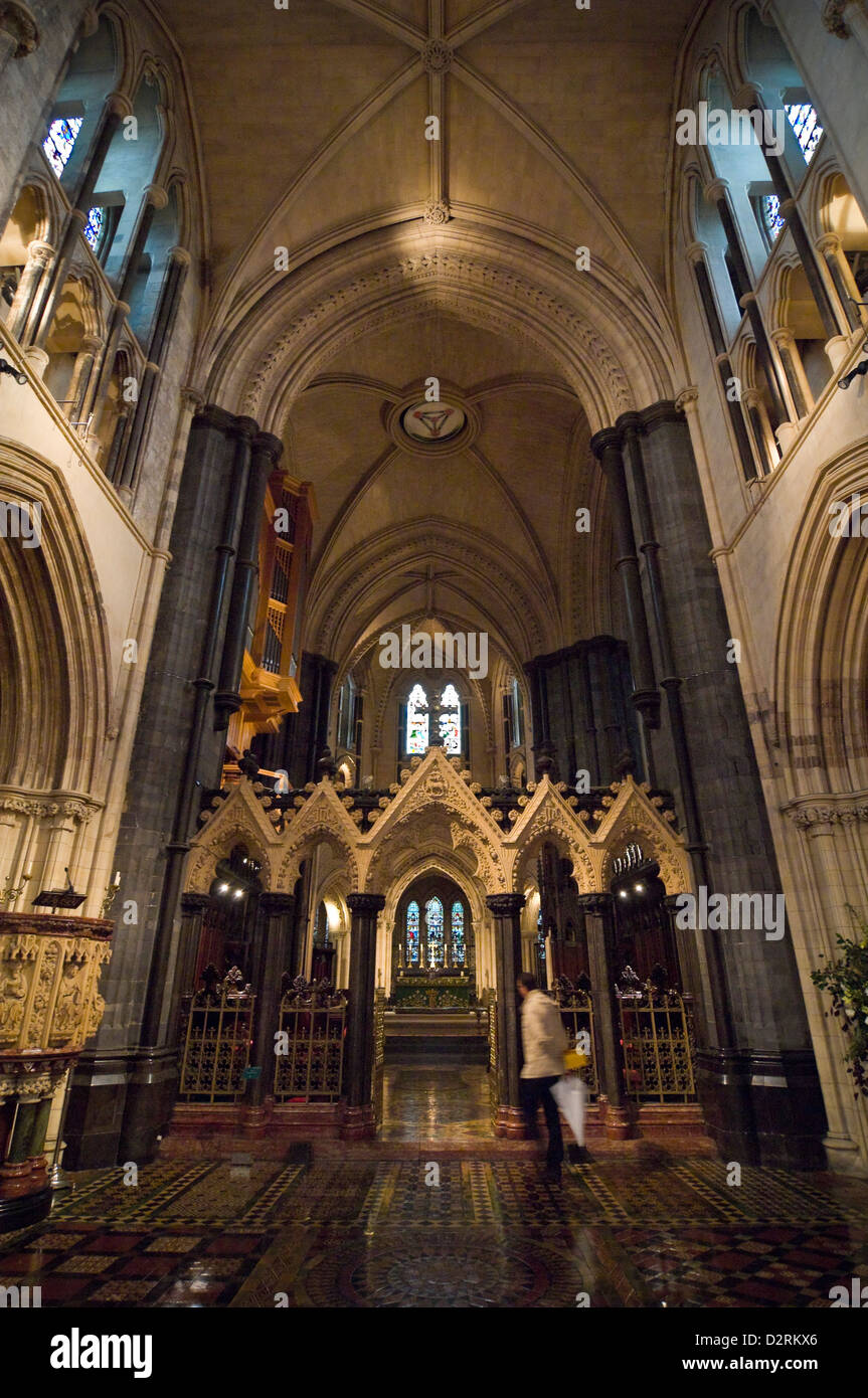 Christ church cathedral dublin interior hi-res stock photography and ...
