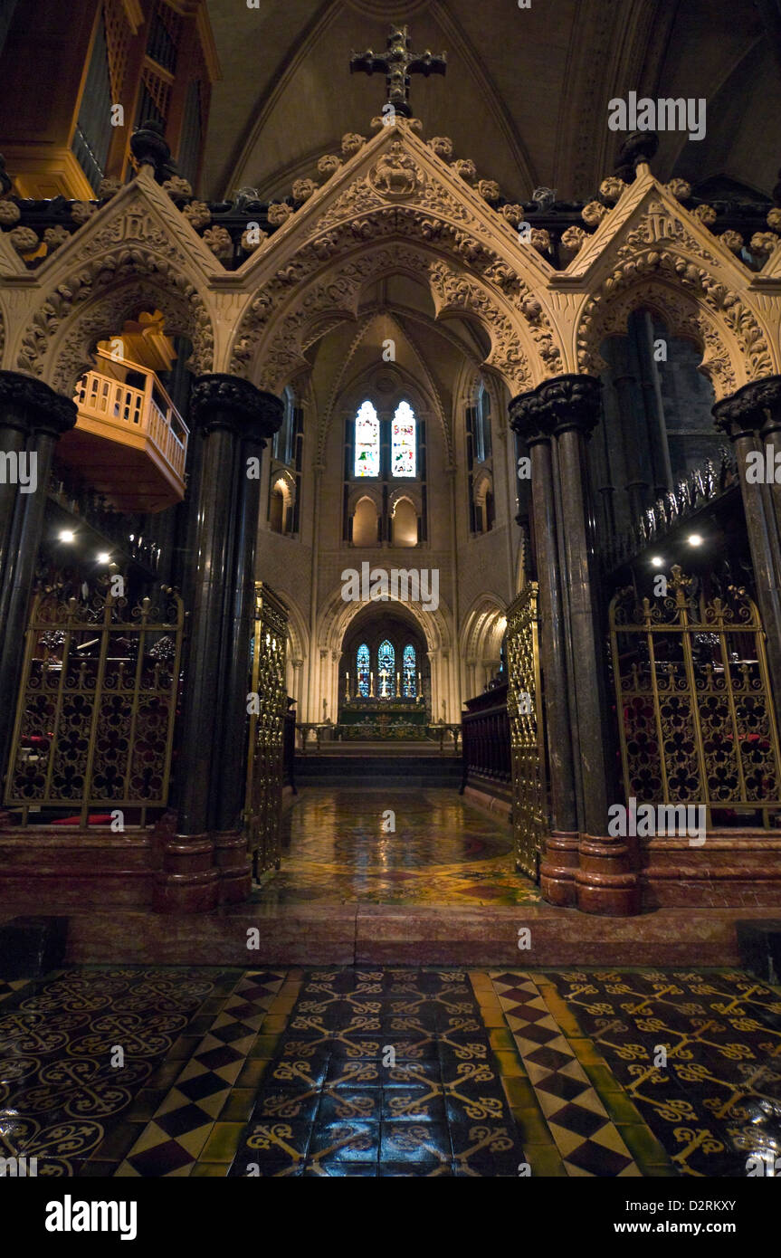 Christ church cathedral dublin interior hi-res stock photography and ...