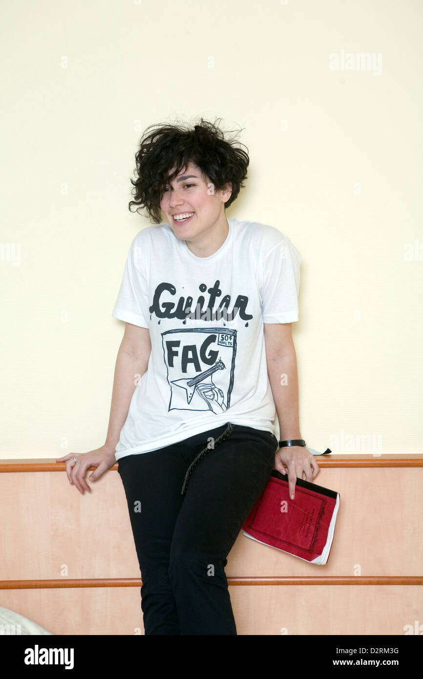 Berlin, Germany, Jen Markowitz, lead singer of the rock group Dance ...