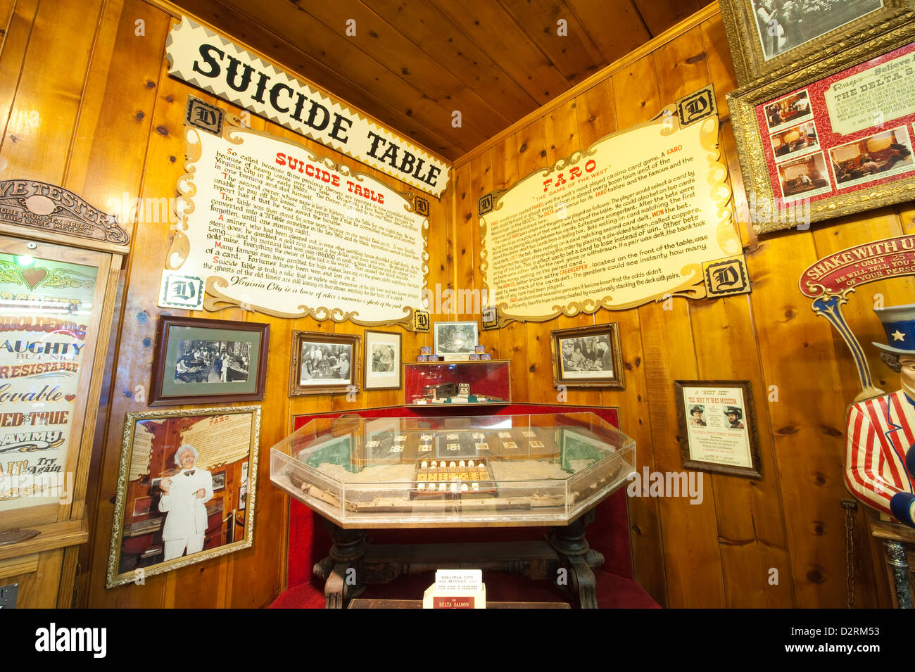 USA, Nevada. Delta Saloon, Virginia City, Nevada Stock Photo - Alamy