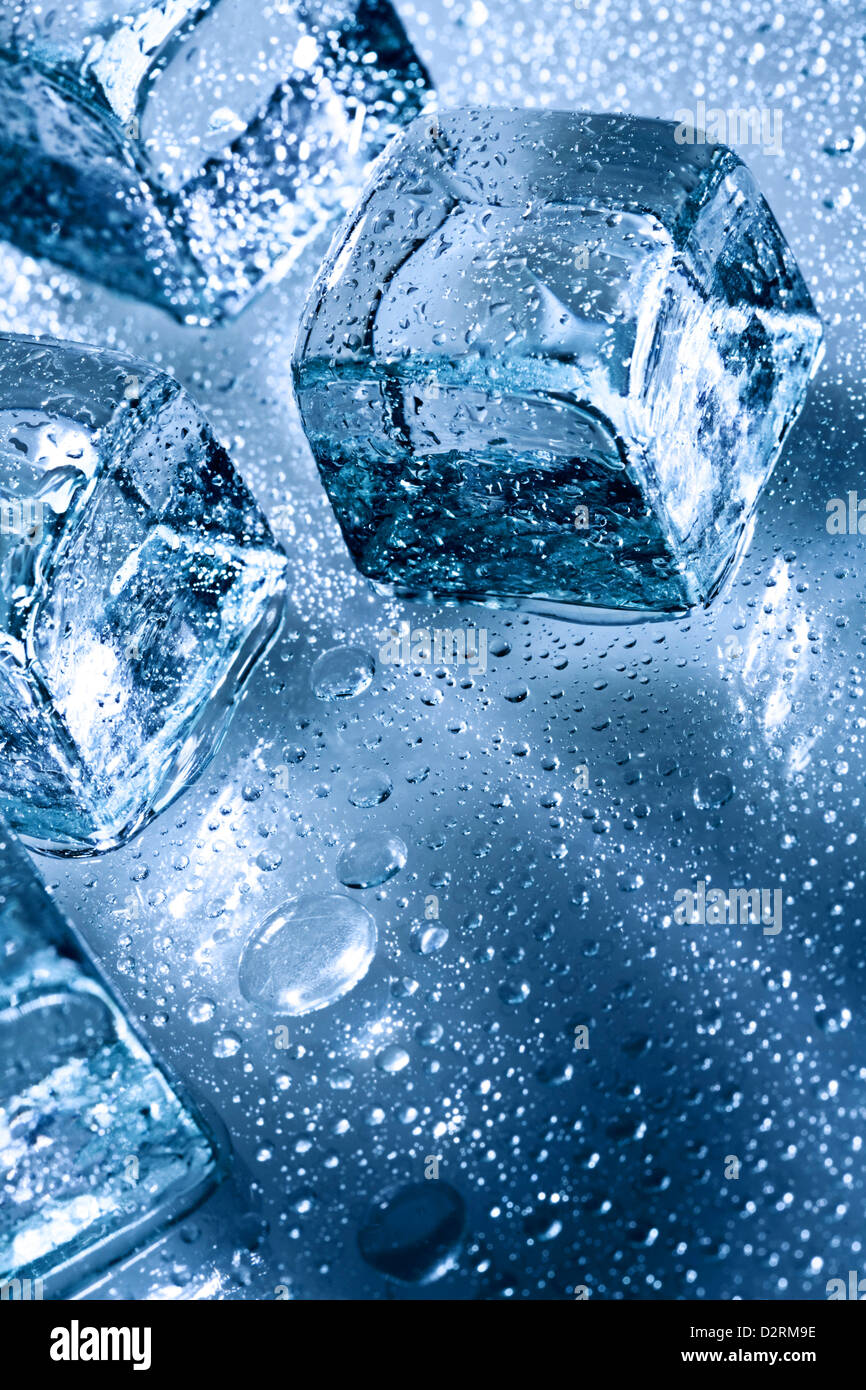 Abstract natural backgrounds with iced water Stock Photo - Alamy