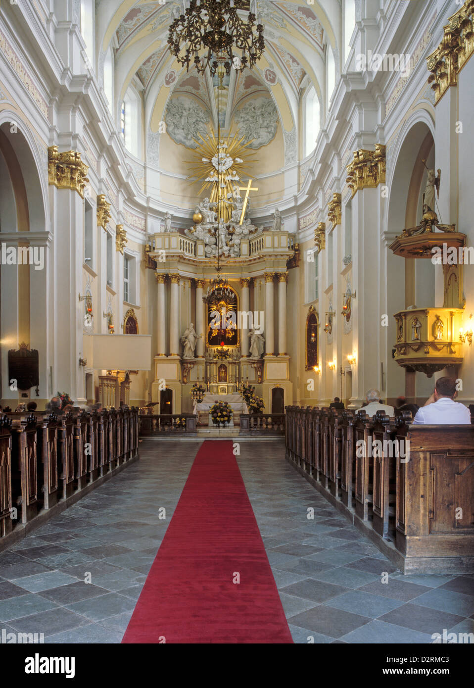 Baroque church interior hi-res stock photography and images - Alamy