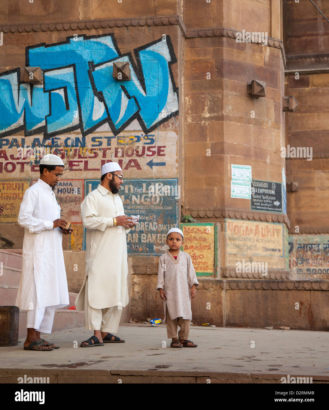 Varanasi Ghat Varanasi Boy High Resolution Stock Photography and Images ...