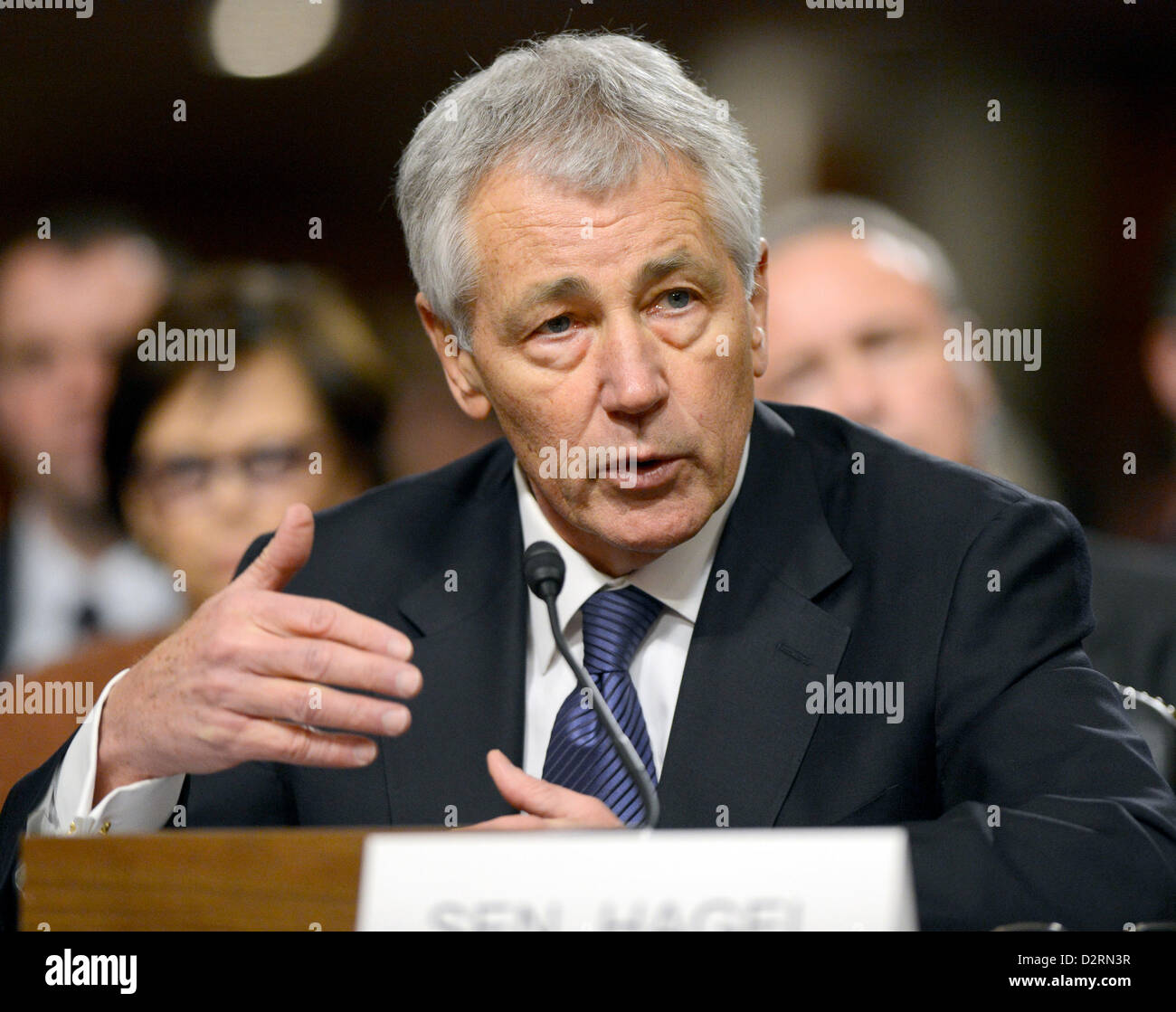 Former United States Senator Chuck Hagel (Republican of Nebraska ...