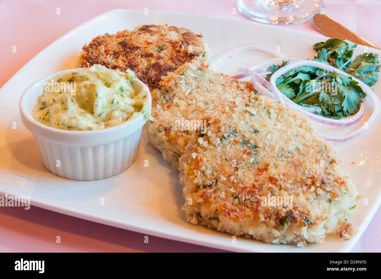 USA, Nevada. Food at the old Hill Hotel & Saloon (Nevada's oldest hotel ...