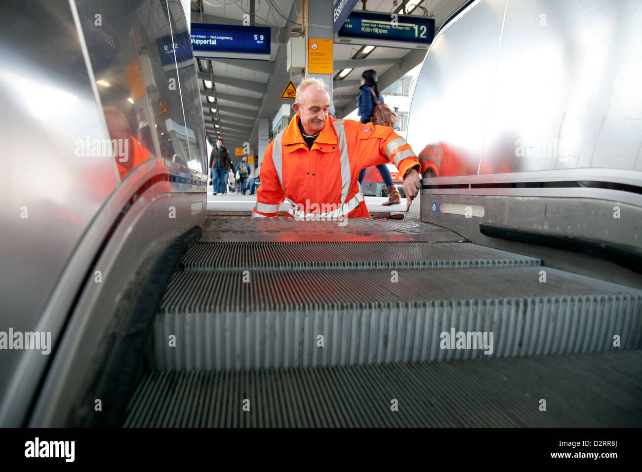 Essen, Germany, service technicians, DB Job Service repaired an ...