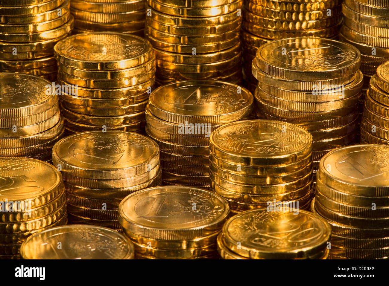 a view of many euro coins Stock Photo - Alamy