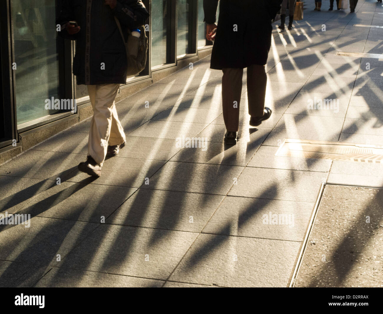 People Walking, Legs, Feet, and Shadows, NYC Stock Photo - Alamy