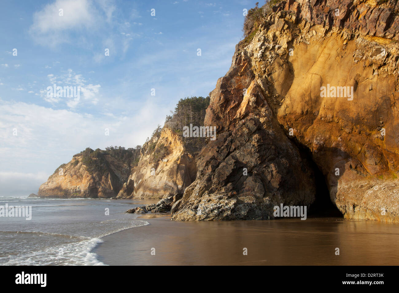 OR, Oregon Coast, Hug Point Stock Photo - Alamy