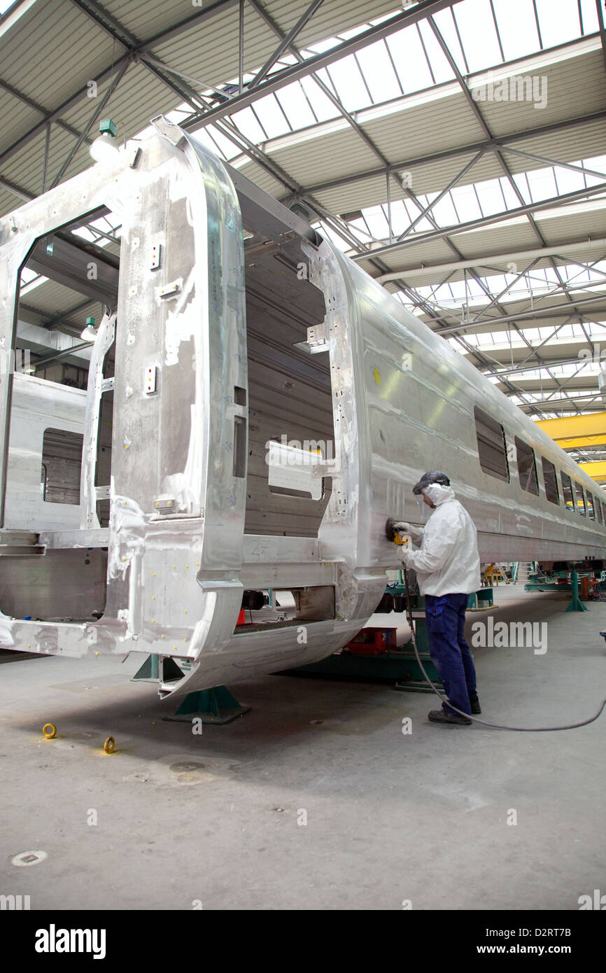 Krefeld, Germany, Siemens Mobility, installation of the new ICE 3 Stock ...