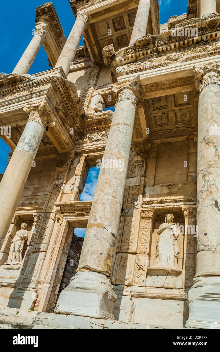Ephesus ancient greek ruins in Anatolia Turkey Stock Photo - Alamy