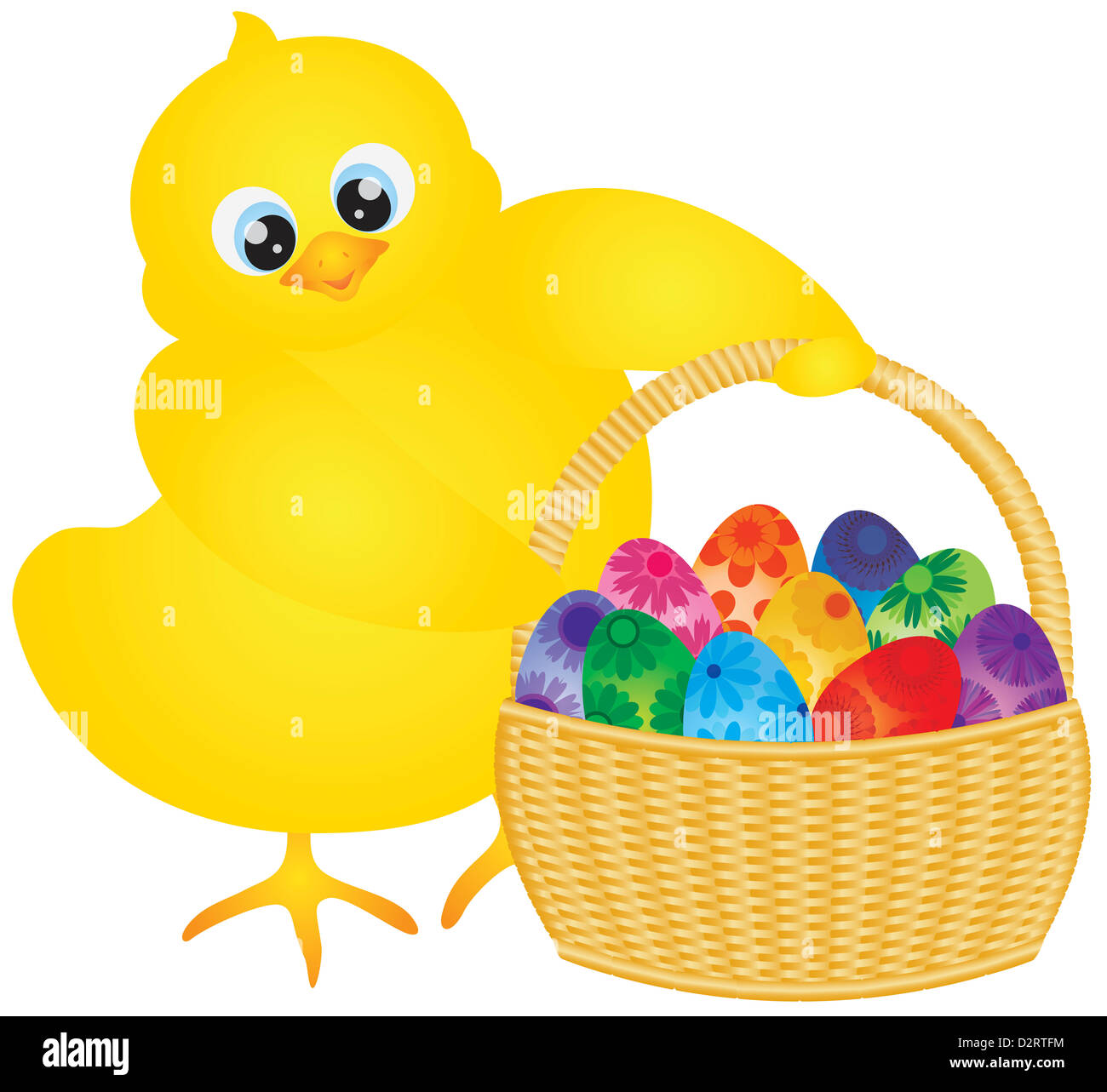 Easter chick drawing hi-res stock photography and images - Alamy