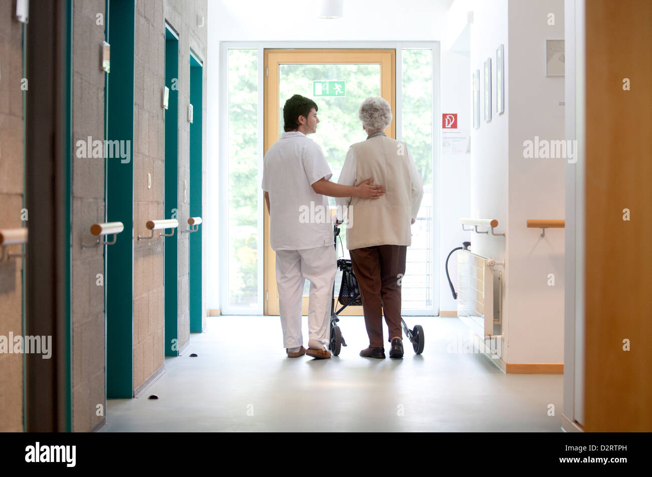 Woman accompanies hi-res stock photography and images - Alamy