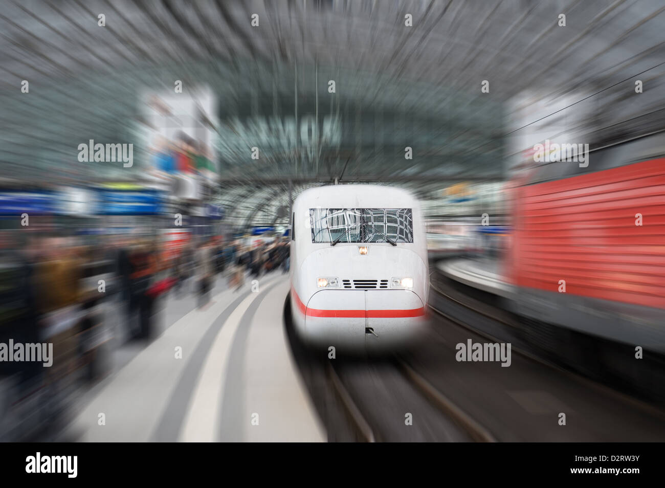 German Railways Express Train Interior High Resolution Stock ...