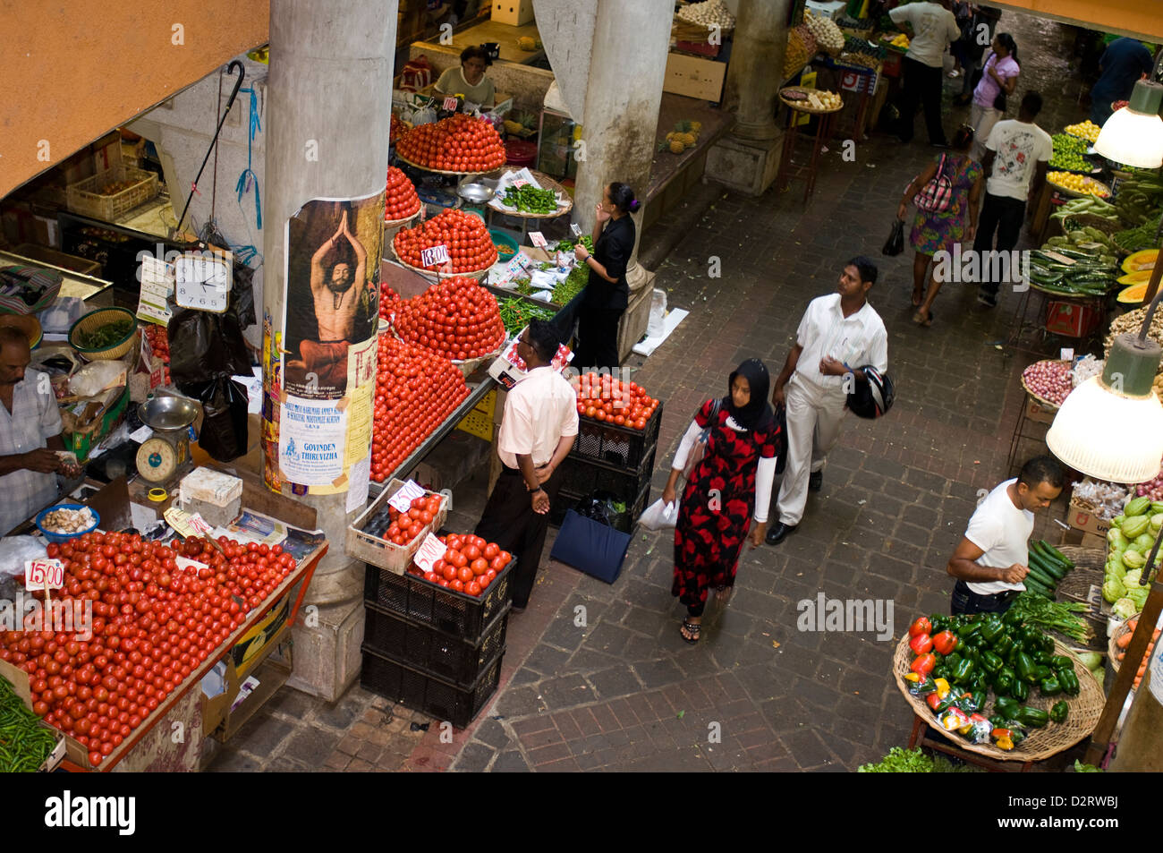 Port louis central market mauritius hi-res stock photography and images ...