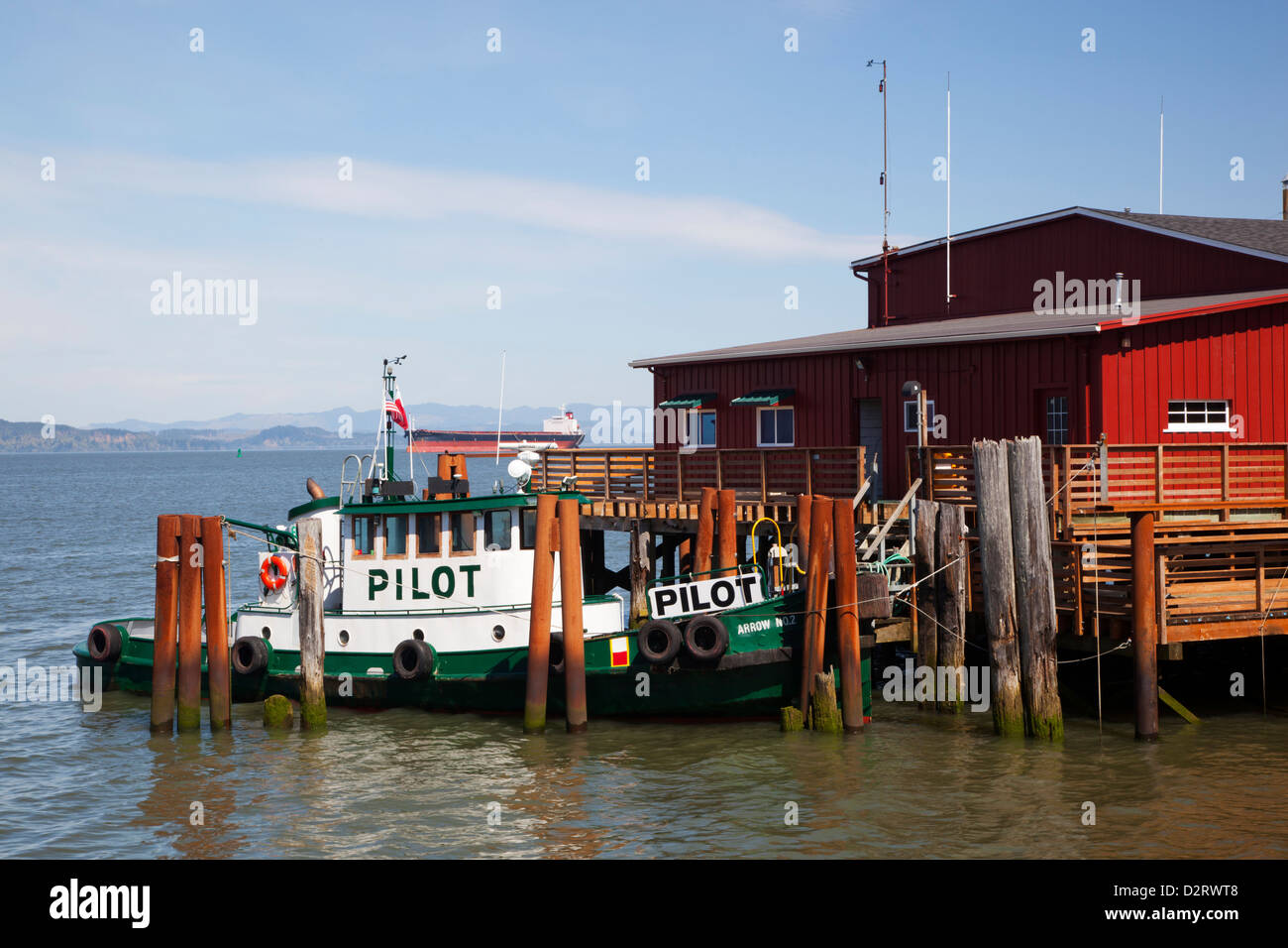 OR, Astoria, Columbia River, River Pilot boat Stock Photo - Alamy