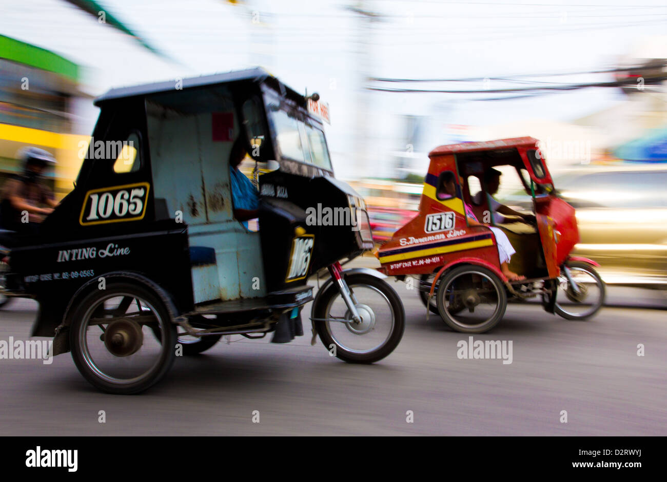 Rickshaw philippines hi-res stock photography and images - Alamy
