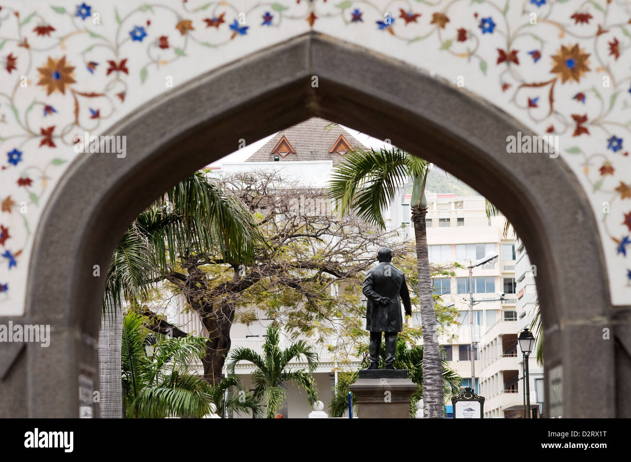 islamic arch, place s bissoondoyal, port louis, mauritius Stock Photo ...
