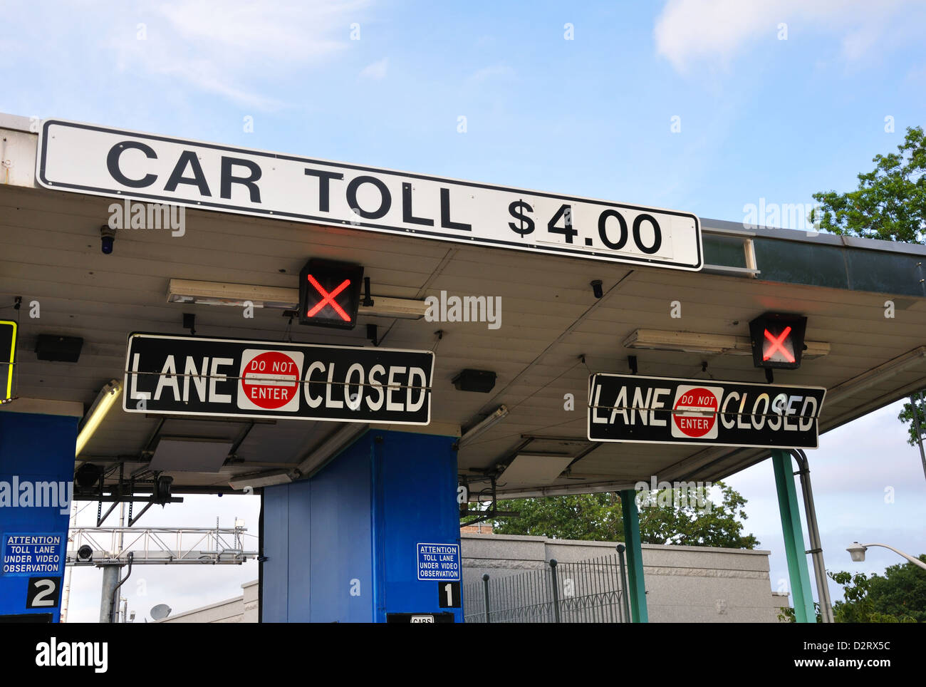 Car toll in New York City, USA Stock Photo - Alamy