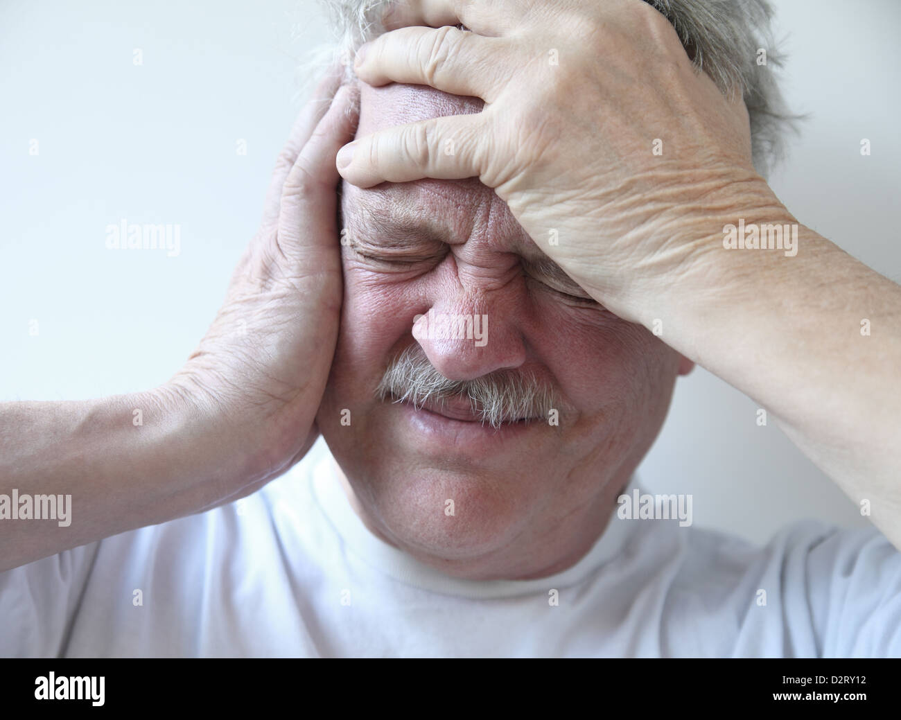 Man headache pain not angina hi-res stock photography and images - Alamy
