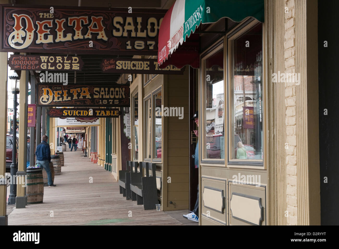 USA, Nevada. Delta Saloon, Virginia City, Nevada Stock Photo - Alamy